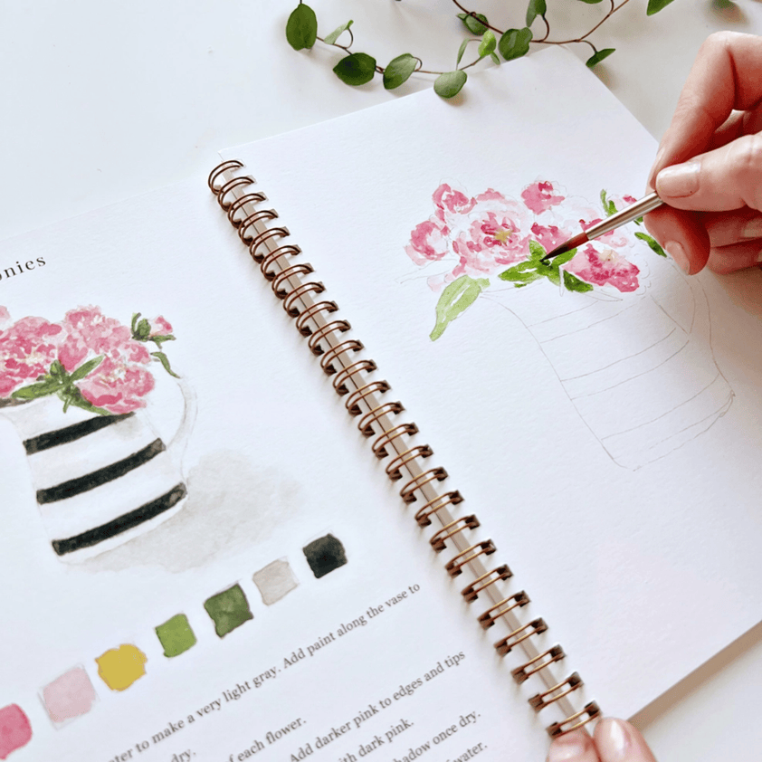 Emily Lex Watercolour Workbook, Bouquets – Ziggy's at Home